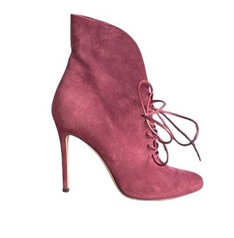 Gianvito Rossi Gianvito Pink Suede Ankle Boots Size 37
