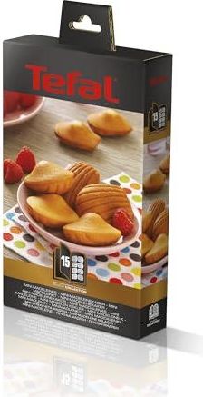 T-fal Snack Collection Teller mit Antihaftbeschichtung Mini Madeleine, Teller Schwarz
