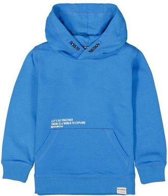 Garcia Kapuzenpullover Kapuzen-Hoodie mit Textprint - Blau