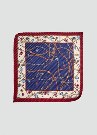 Mango Foulard pliss&eacute; imprim&eacute; violet - Femme - Taille unique - MANGO