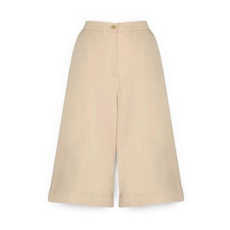 Elena Miro Damen, Shorts, Beige, 5XLGr&ouml;&szlig;e