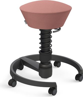 Aeris Swopper - Ergonomischer Hocker - Bürohocker höhenverstellbar - Vielseitiger Schreibtischstuhl für einen gesunden Rücken - Bürostuhl mit Rollen, Feder 