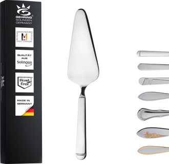 Gehring SOLINGEN| Gehring Tortenheber, f&uuml;r Kuchen, Pizza und Geb&auml;ck, Lasagne, Quiche, aus Edelstahl 18/10 poliert | Made in Germany