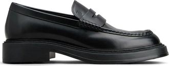 Tod's Homme, Chaussures, Noir, Taille: 45 EU Leather Loafer