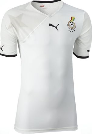 Puma Herren Ghana Heim-Trikot Replica, Star White-Black-Ghana, M, 736014 10
