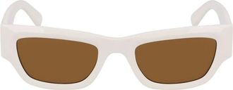 Karl Lagerfeld Femme, Accessoires, Blanc, Taille: ONE Size Kl6141S522110 Lunettes de soleil