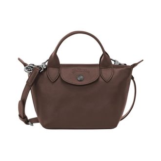 Longchamp Femme, Sacs, Brun, Taille: ONE Size Le Pliage Xtra Bolso asa superior XSCuero
