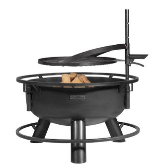 Cook King Stahl Feuerschale Bandito 80 Inkl. Zubeh&ouml;r 80x53 cm - Cookking
