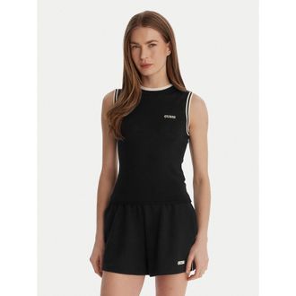 Guess Top V6GR02 Z0723 Schwarz Regular Fit