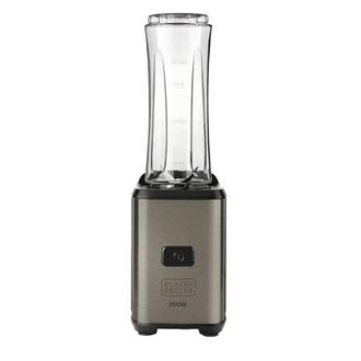 Black+Decker Black+Decker + Decker Standmixer, Puls-Funktion, Gefäß aus Kunststoff mit 1,5 l, 4-schneidige Edelstahlklingen, auseinandernehmbar und einfach zu rein
