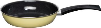Riess 0042-002, Emaillepfanne, 24cm Durchmesser, LEMON, Emaille, LBH 43,4x25,3x7,2 Gew. 1,06kg, Bratpfanne