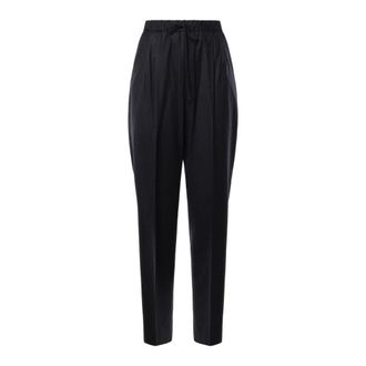 Max Mara Tapered Hosen - - Trousers - Damen - Blau - S