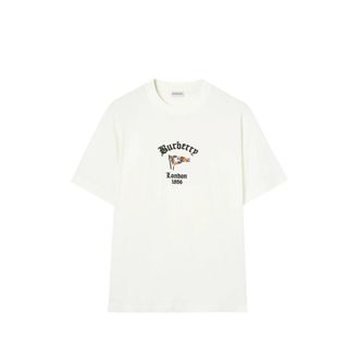 Burberry Check-flag Cotton T-shirt