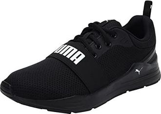Puma Wired Run Chaussures de Running Unisexes pour Adulte, Multicolore (Puma Black Puma White), 45 EU