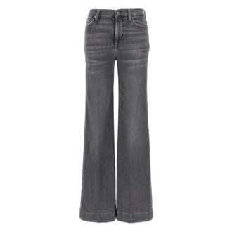 7 For All Mankind Moderne Dojo High Rise Flared Jeans - - Jeans - Damen - Grau - W24