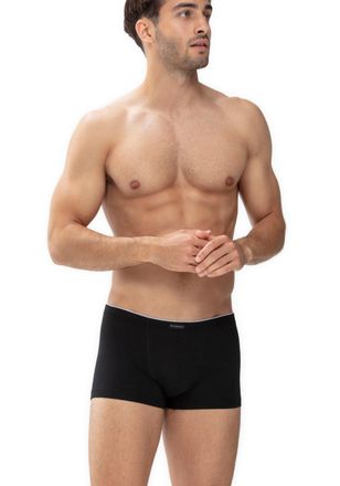 Mey Boxer MEY Dry Cotton, Herren, Gr. 6, schwarz, Single Jersey, Obermaterial: 57% Baumwolle, 38% Polyester (COOLMAX), 5% Elasthan, unifarben, k&ouml;rpernah, 
