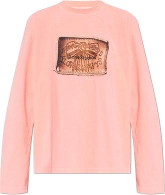 Acne Studios Femme, Tops, Rose, Taille: 40 FR T-shirt Graphique