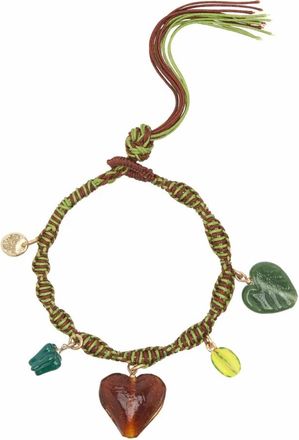 Alemais Femme, Accessoires, Vert, Taille: ONE Size Bijoux Charm Bracelet