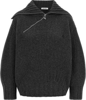 The Attico Pull Col Rond - Gris