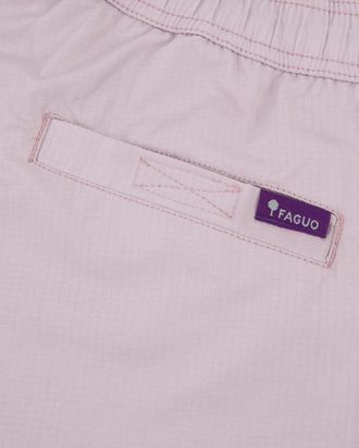 Faguo Pantalon en lin rose gris&eacute; - DREUILLE OTD