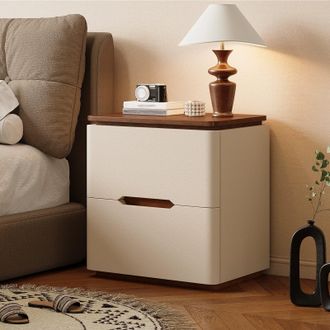 Generic Nachttische for Schlafzimmer, Nachttisch Mit Schubladen Und Verstecktem Griff, Komplette Bodenschrankbeine for Arbeitszimmer, Wohnzimmer