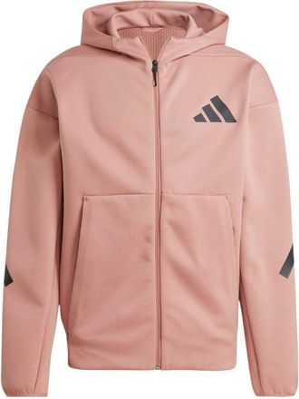 adidas Performance Kapuzenpullover Z.N.E. Zip-Hoodie (Baumwolle/Polyester) rosa/hellorange Herren