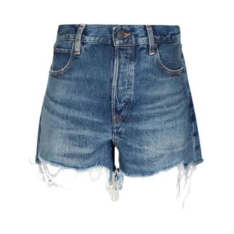 Frame Denim The Hang Short - - Shorts - Damen - Blau - W26