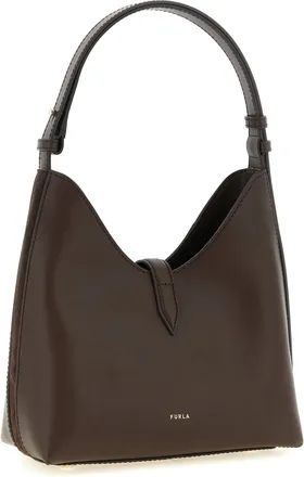 Furla Goccia S Shoulder Bag - Brown