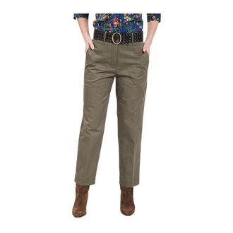 Nine In The Morning Regul&auml;re Crop Chino Hose - - Trousers - Damen - Gr&uuml;n - W25