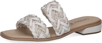 Caprice Femme 9-27101-42 Sandale Plate, White Softnap, 42 EU