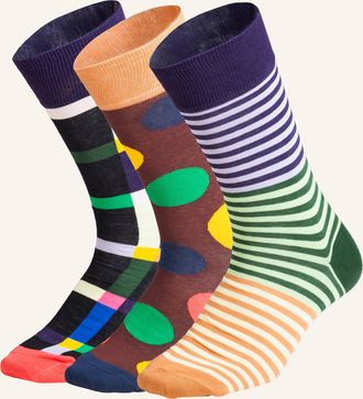 DillySocks Dillysocks Socken Geo Trio (3er Box) braun