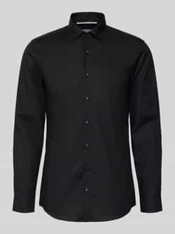 Eterna Slim Fit Business-Hemd mit Knopfleiste