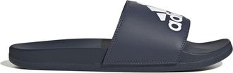 adidas Unisex Adilette Comfort Slides, Shadow Navy / Cloud White / Shadow Navy, 40.5 EU