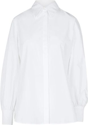 ottod'Ame Femme, Blouses et Chemises, Blanc, Taille: 40 FR Chemise Blanche en Popeline Coupe Classique