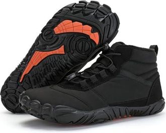 Pangolin Chaussures dHiver Unisexe Chaudes & D&eacute;perlantes - Bottes Outdoor Mi-Montantes &agrave; Serrage Rapide - Semelle Antid&eacute;rapante Trail pour Randonn&eacute;e, Neige, Vi