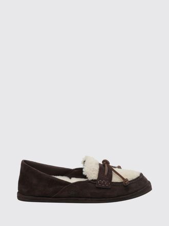 UGG Mocassins Zora en daim bicolore avec doublure en laine