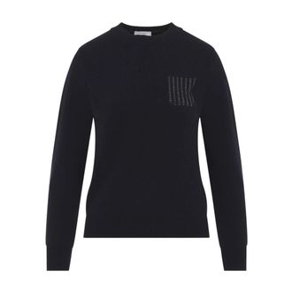 PESERICO Basic Pullover - - Knitwear - Damen - Blau - S