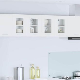 vidaXL vidaXL Armoire suspendue 2 pcs Blanc 60 x 31 x 40 cm Bois ding&eacute;nierie