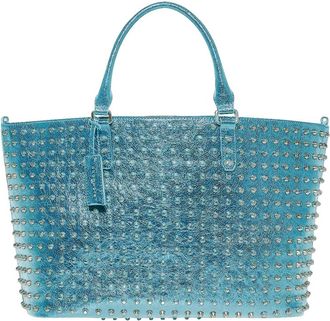 John Richmond Femme, Sacs, Bleu, Taille: ONE Size Tote Bag avec Clous