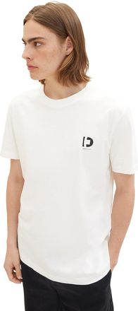 Tom Tailor Denim T-Shirt 1037205 Wei&szlig; Regular Fit