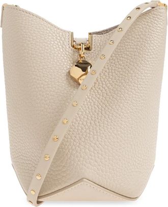 Lanvin Femme, Sacs, Beige, Taille: ONE Size Sac bandouli&egrave;re en cuir