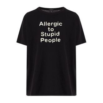 R13 Femme, Tops, Noir, Taille: 36 FR T-shirt imprim&eacute;