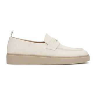 Kazar Homme, Chaussures, Beige, Taille: 44 EU Baskets Slip-On Minimalistes en Daim