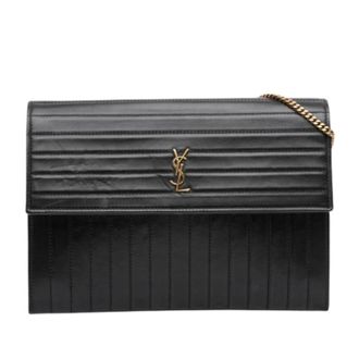 Saint Laurent Pre-owned Victoire Shoulder Bag - Femme - Pre-owned - Noir - Taille: ONE Size