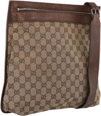 Gucci Sac bandouli&egrave;re vintage Pre-owned - Femme - Pre-owned - Beige - Taille: ONE Size