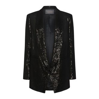 Elena Miro Q011P0 Blazer - Femme - Vestes - Noir - Taille: 46 FR