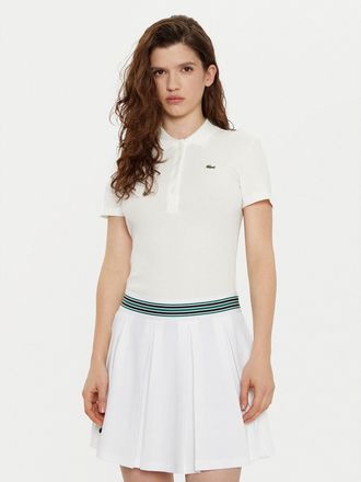 Lacoste Poloshirt DF5377 Écru Slim Fit