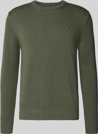 Tommy Jeans Slim Fit Pullover aus reiner Baumwolle