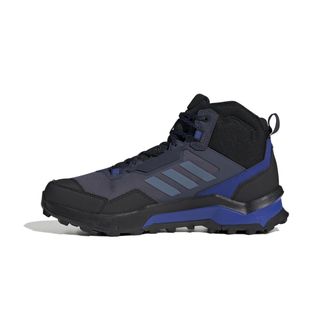 adidas Herren Terrex AX4 Mid Gore-TEX Hiking Shoes Wanderschuhe, Shadow Navy/Wonder Steel/Semi Lucid Blue, 42 2/3 EU