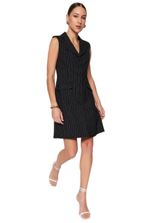 Trendyol Trendyol Damen Schwarz - Blazerkleid Kleid, 38